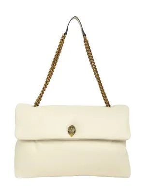 Kurt Geiger Leather Shoulder Bag Natural