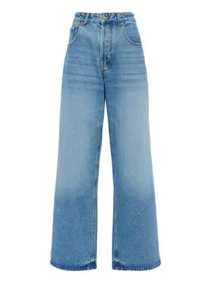 Jacquemus Le De-nîmes Wide-leg Jeans - Blue