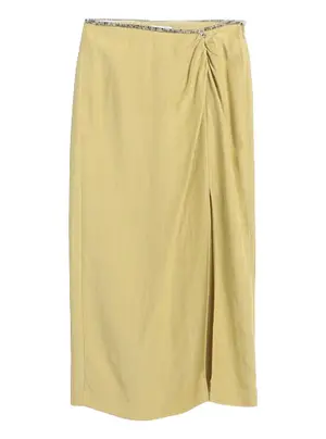 Sandro Midi Pencil Skirt - Yellow