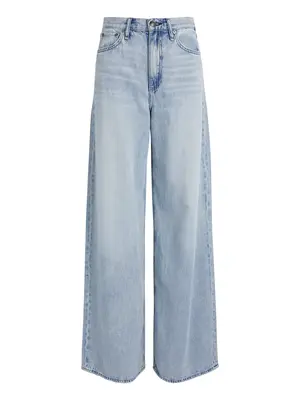Rag & Bone Sofie Wide-leg Jeans - Blue