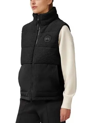 Canada Goose Label Elora Sherpa Vest - Black