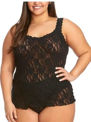 Hanky Panky Plus Signature Lace Classic Cami - Black