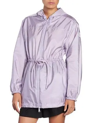 Moncler Filira Hooded Drawstring Jacket - Pastel Purple
