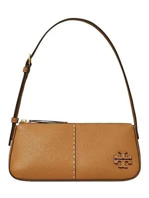 Tory Burch McGraw Wedge Shoulder Bag Tiramisu/rolled Brass