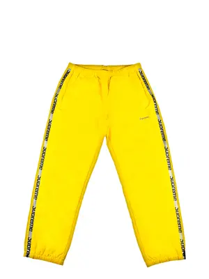Supreme Reflective Zip Track Pant - Yellow