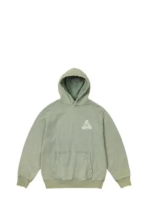PALACE Washed Out Tri-ferg Hood - Green