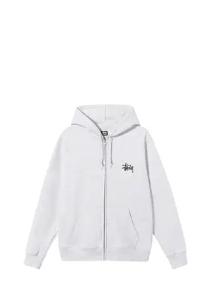 StÜssy Basic Zip Hood 'ash Heather - Grey