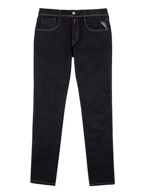 REPLAY Anbas Hyperflex Re-used Slim-leg Jeans - Dark Blue
