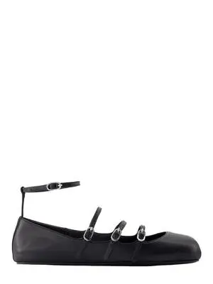 Alexander McQueen Cage Ballerinas - Black