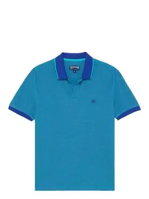 Vilebrequin Cotton Polo Solid Polo Palan - Blue