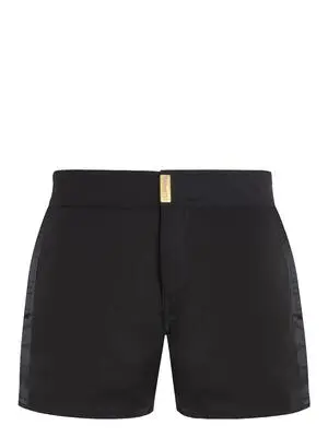 Vilebrequin Tailored Wool Swim Trunks - Black