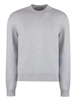 Bottega Veneta Crew-neck Cashmere Sweater - Grey
