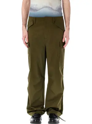 MSGM Cargo Pants Military Green