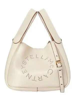 STELLA MCCARTNEY Stella McCartney Logo Double Top Handle Crossbody Bag