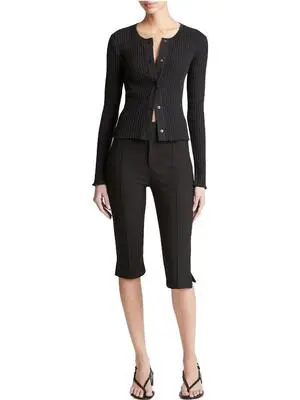 Vince Slim-fit Capri - Black
