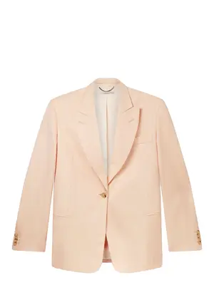 Stella McCartney Single-Breasted Blazer Powder Peach