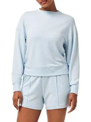 Travis Mathew TravisMathew Cloud Sweatshirt Heather Baby Blue