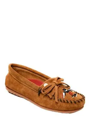 Minnetonka X Lucie Skjefte Thunderbird 'animikii' Slipper - Brown