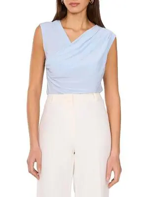 Vince Camuto Vince Camuto Draped Sleeveless Top Frozen