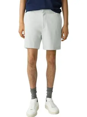 Theory Theory Curtis Slim Fit Drawstring Shorts Fog