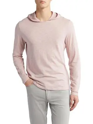 Robert Barakett Gambo Hooded Long-sleeve T-shirt - Coral