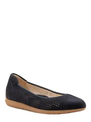 ARA Ballet Flat - Navy