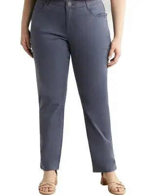 WIT & WISDOM Wit & Wisdom 'ab'solution Straight Leg Stretch Twill Pants