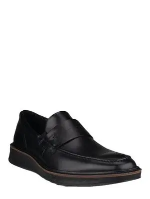 Ecco ST.1 Hybrid Penny Loafer Black