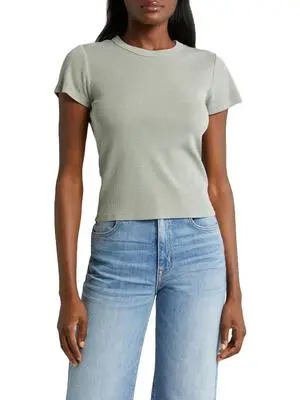 Marine Layer Marine Layer Lexi Sun-In Rib Crewneck T-Shirt Shadow