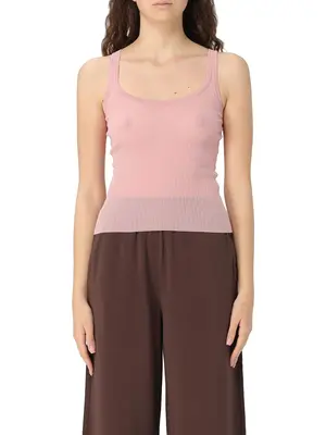 Max Mara MAX MARA Leather Top Pink