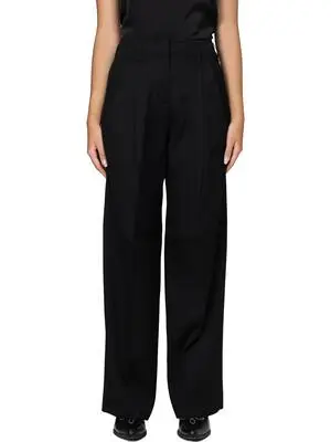 GOLDEN GOOSE Tailored Wide Leg Pants - Black