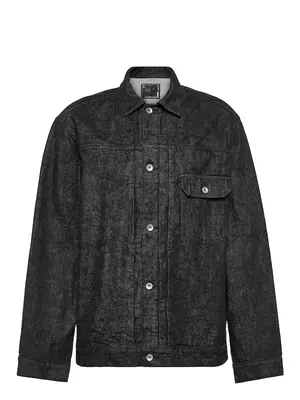 Sacai X Beyondexx Denim Blouson Jacket - Black