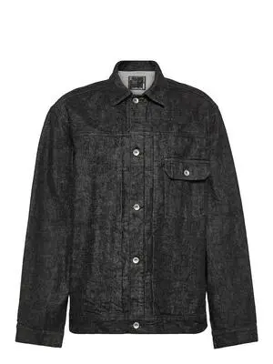 Sacai Denim Blouson Jacket - Black