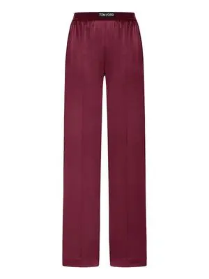 TOM FORD Silk Pajama Pants Red