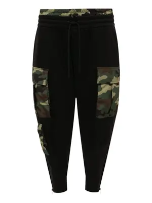 Dolce & Gabbana Camo Sweatpants - Black