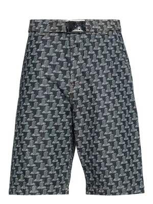 LANVIN Monogram Shorts - Blue