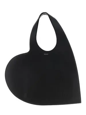 Coperni Heart Shoulder Bag Black