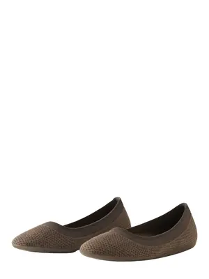 Allbirds Tree Breezer Ballet Flats Dark Brown