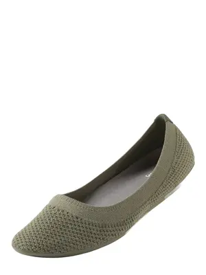 Allbirds Tree Breezer Ballet Flats Rugged Green