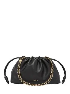 Loewe Flamenco Napa Leather Bag - Black
