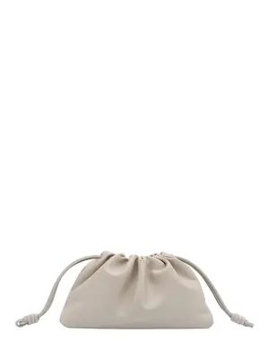 Loewe Flamenco Small Napa Leather Bag Shell Grey