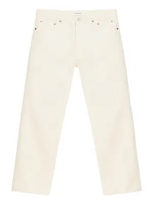 FRAME Straight-leg Jeans - Off White