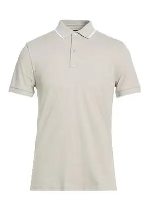 BOSS Polo Shirt Size Cotton, Elastane - Grey
