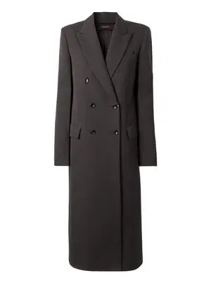 Gucci Double-breasted Wool Coat - Gray