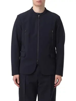 Emporio Armani Zip-up Jacket - Navy