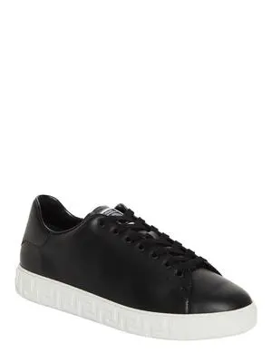 Versace Greca Low-top Sneakers - Black