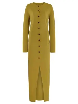 BRANDON MAXWELL Emm Jersey Cardigan Midi Dress