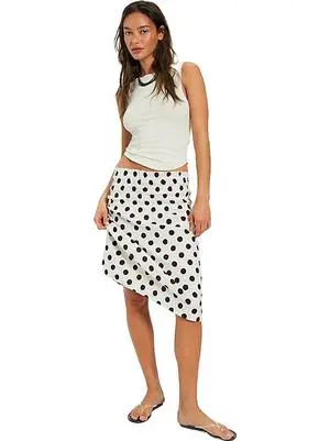 Free People Fp One Sunni Convertible Skirt - Ivory Combo
