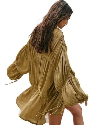 Free People Juliet Duster Tobacco