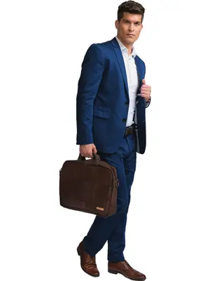 TIRADIA CORK Tiradia Cork Productivity Briefcase Brown
